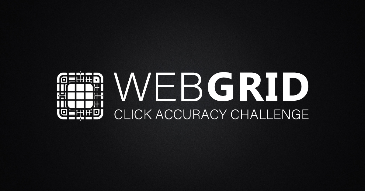 WebGrid | Click Accuracy Challenge